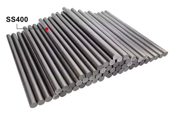 SS0825 แกนเพลาเหล็ก SS400 Steel Linear Shafts Diameter 8mm length 250mm ...