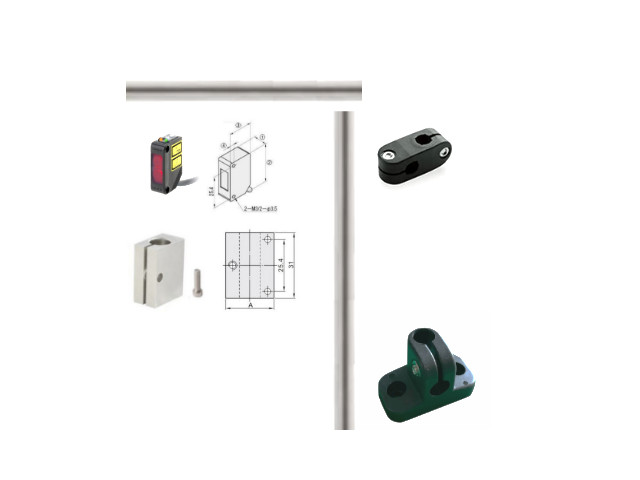 BKCS29 ชุดยึดข้างสายพานลำเลียงและเซนเซอร์ Conveyor Sensor Mounting ...