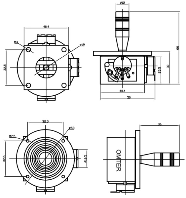 PTJY23 โพเทนชิโอมิเตอร์จอยสติ๊ก Potentiometer Joystick Controller 2 ...