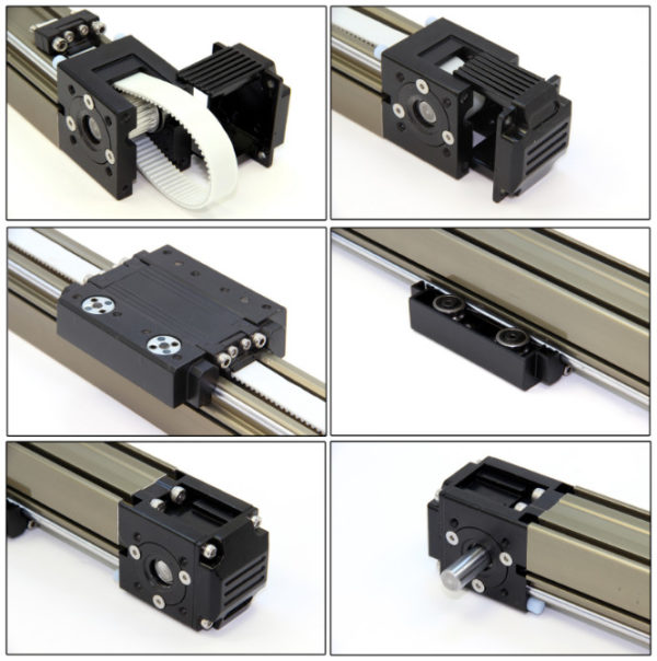 LSBM01 ชุดรางเลื่อนสไลด์ สายพานไทม์มิ่งขับ W45X Linear Slide Set Timing ...