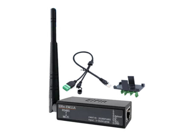 IO0106 กล่องโมดููลแปลงสัญญาณ Elfin EW11A-0 RS485 to Wi-Fi Converter Ext ...