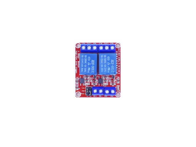 RY0502-2 บอร์ดรีเลย์ Relay Module Coil 5V 2CH Active H/L Contact AC250V ...