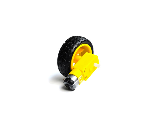 WLR201 ล้อยางพร้อมมอเตอร์ Rubber TT Wheel 68mm+DC TT Motor 1:48 – เอสทู ...