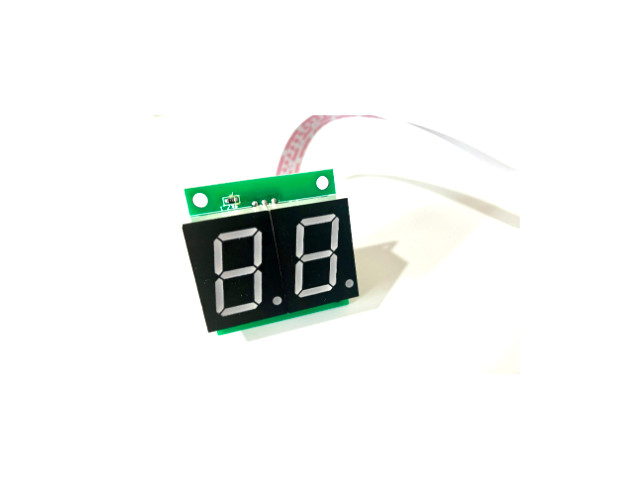 BDD712 บอร์ดโมดูล 7-Segment Display BCD 8421C 24V-0.8Inch 2Digit Red ...