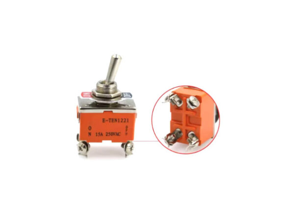 SWT102 สวิตช์โยก Toggle Switch E-TEN1221 ON-OFF 2 Position 4-Pin – เอส ...