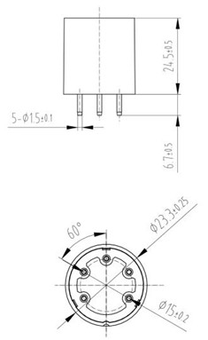 SGEM14 เซนเซอร์ก๊าซ ไฮโดรเจนซัลไฟด์ Gas Sensors Electrochemical ZE03 ...